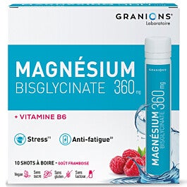 Shots Magnésium Bisglycinate 360 mg - Anti-Fatigue & Anti-Stress